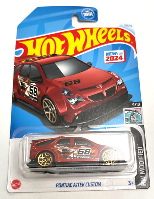 NEW - Hot Wheels Pontiac Aztec Custom Red HW Modified | eBay