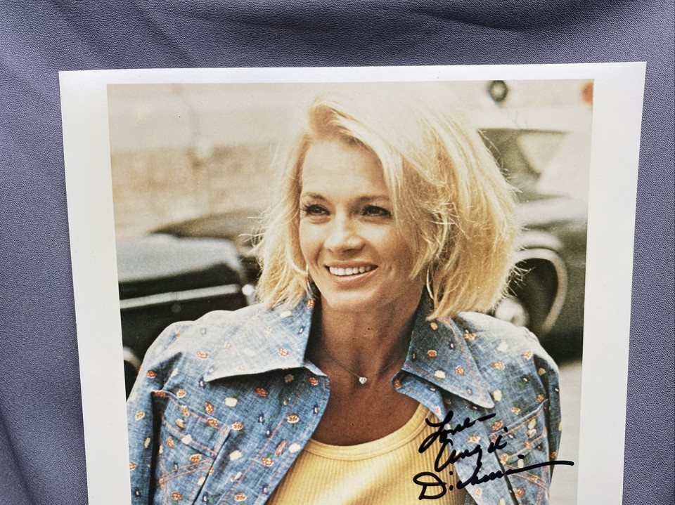 Angie Dickinson Autographed Signed 8x10 Colored Photo Vintage | eBay