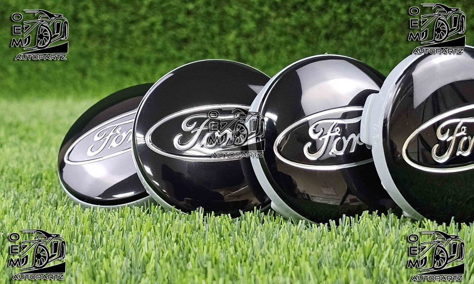 for car Ford 4Pcs Wheel Center Caps 2-1/8" BLUE Hubcaps Rim Emblem for ...