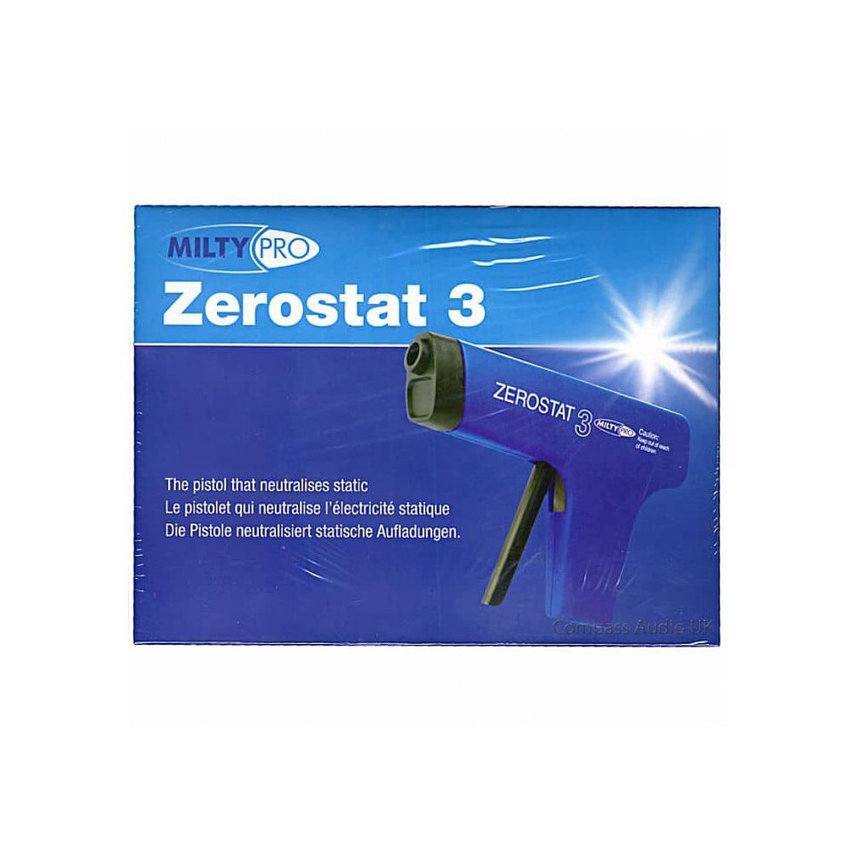 Milty Zerostat 3 Anti Static Gun for Vinyl Records LPs DVDs CDs ...