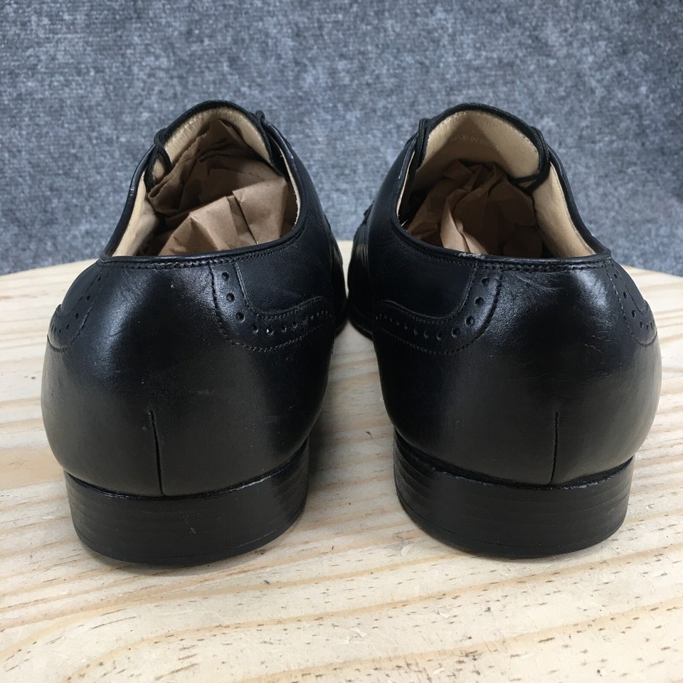 Hanover Shoes Mens 9 EEE Softech Dress Cap Toe Lace Up Oxford Black ...