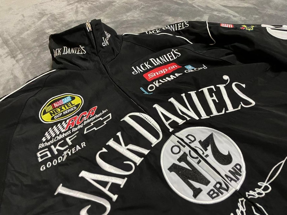 Unisex Adult Jack Daniels Jacket Ebroidered Cotton Padded F Unisex Adult Jack Daniels Jacket Ebroidered Cotton Padded F