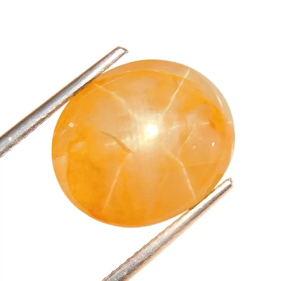 A+ Natural Yellow Star Sapphire Cabochon Cut Beautiful 30 Ct+ Loose HG ...