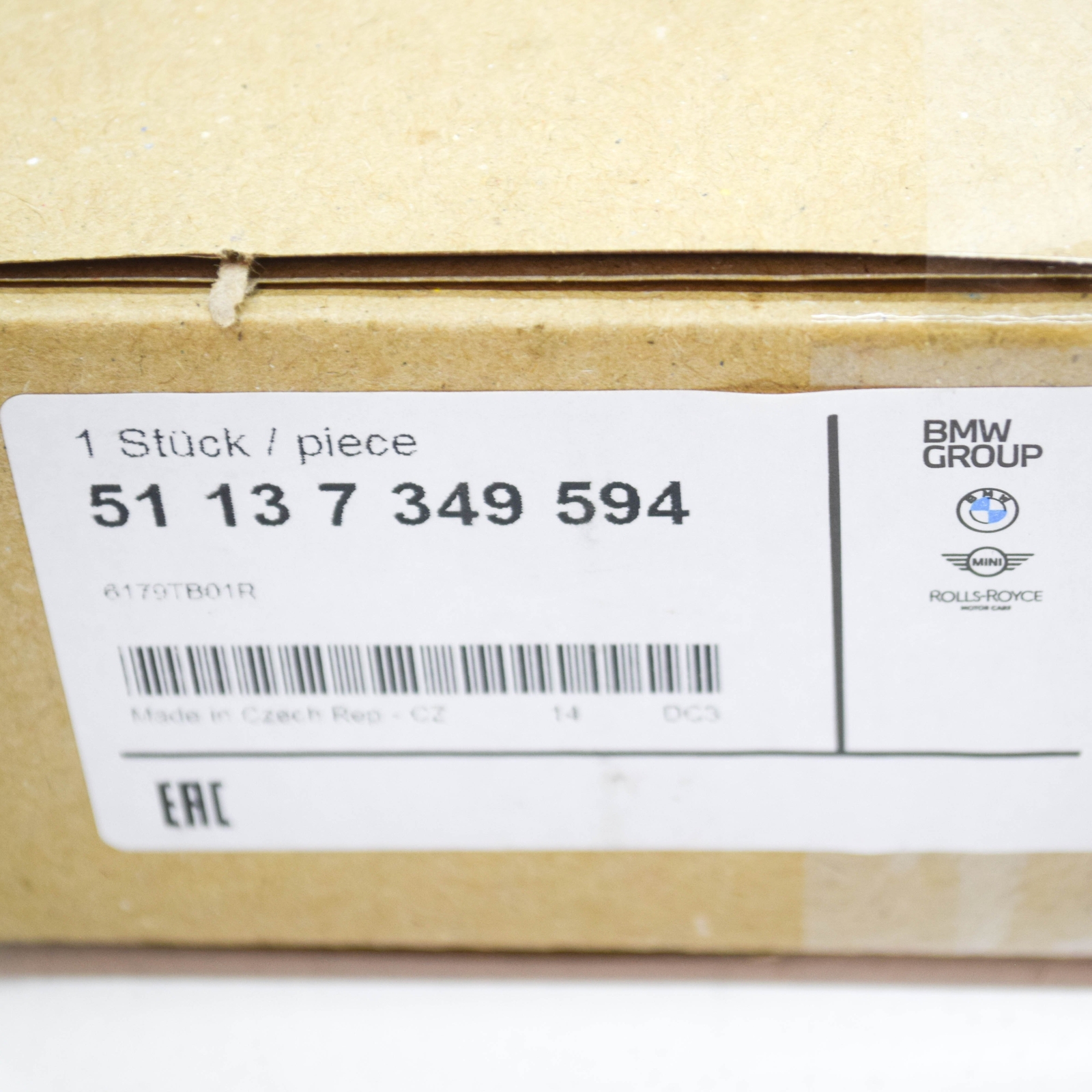 BMW 5 G30 Right Sidewall Air Duct Trim 51137349594 7349594 NEW GENUINE ...