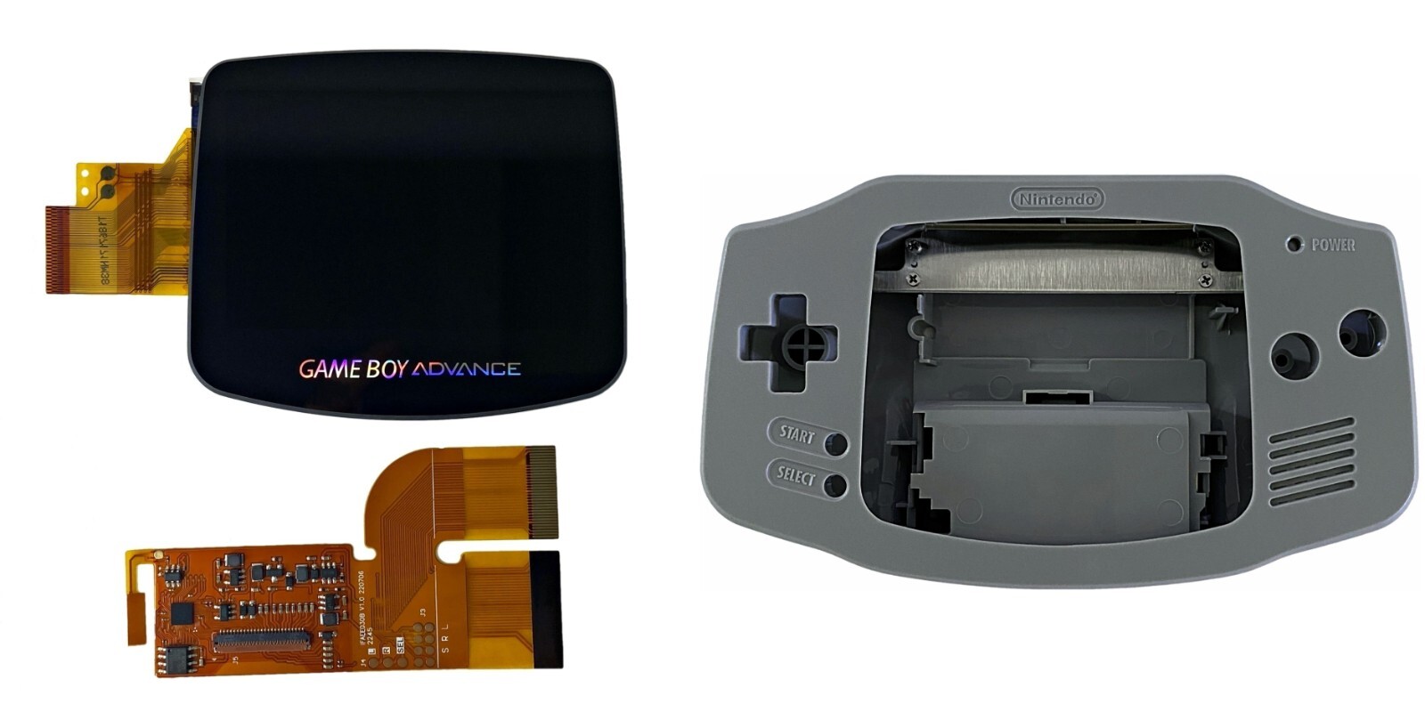 FunnyPlaying Gameboy Advance Laminated 3.0 IPS Backlight Kit with Shell ...