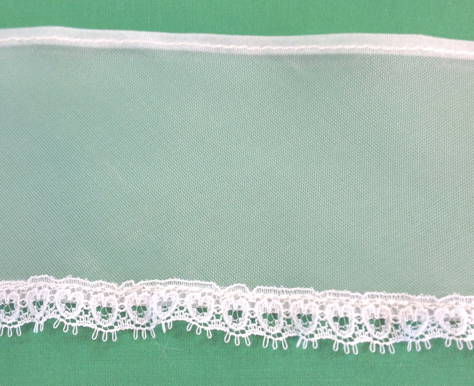 White Sheer Lace Trim 3 3/4 inches wide 2 yards | eBay