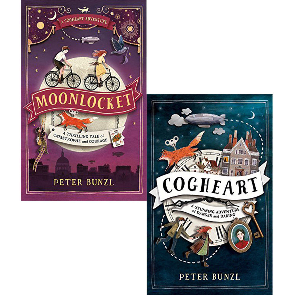 Cogheart Adventures Collection By Peter Bunzl 2 Books Set Moonlocket ...