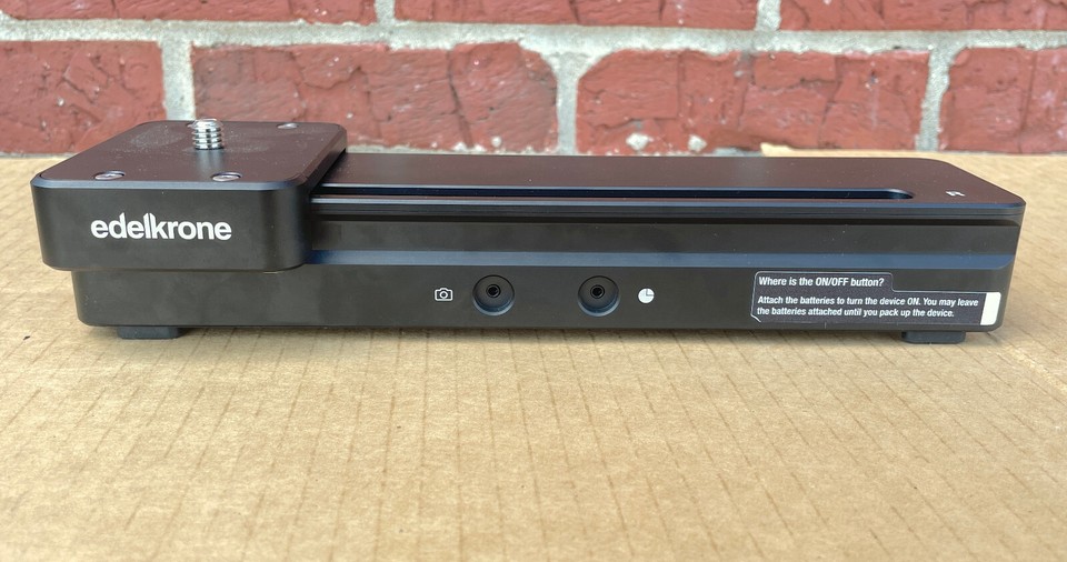 Edelkrone SliderONE Camera Recording Motorized Slider Original Box | eBay