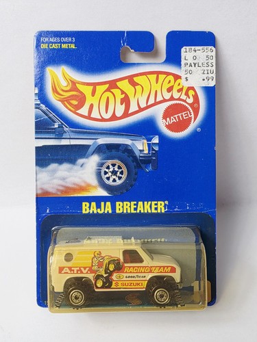 HOT WHEELS BLUE CARD #10 BAJA BREAKER ATV RACING TEAM VAN NEW VERY NICE ...