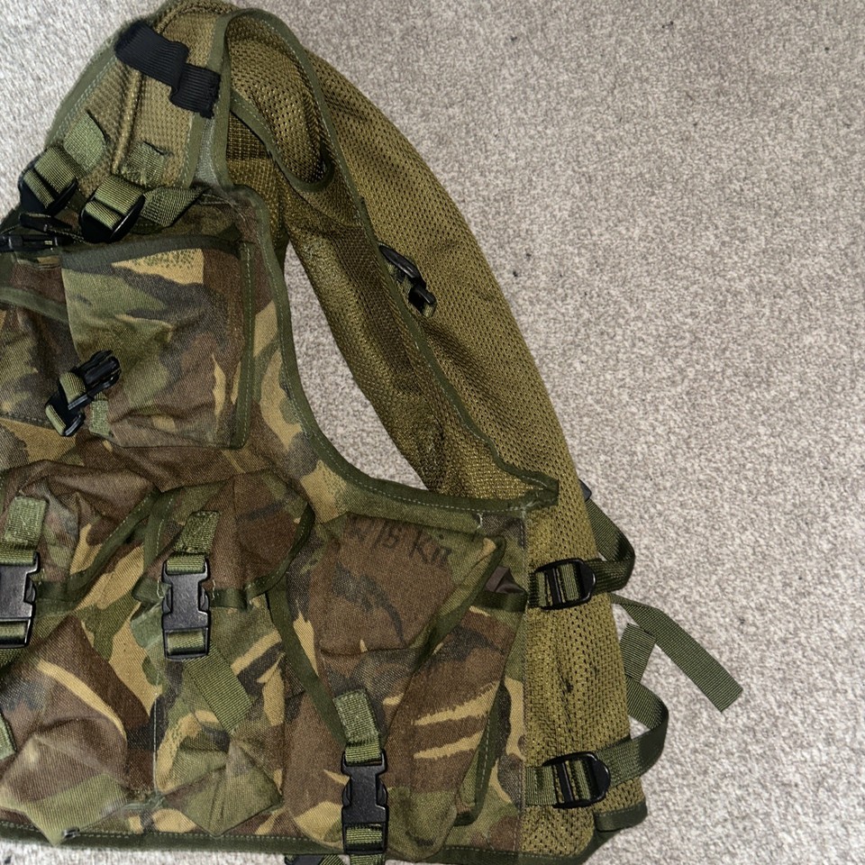 British Military Issue PLC Woodland DPM Camouflage Webbing Tactical ...