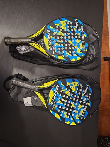 Padel Racket Carbon Fiber "POP" Tennis Paddle Paddleball Racquets NEW ...