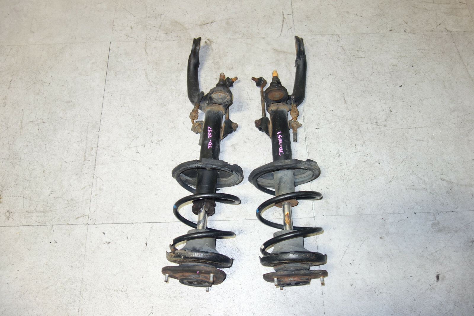 JDM Toyota Celica GT-S Front Super Strut Shocks Springs Pair 2000-2005 ...