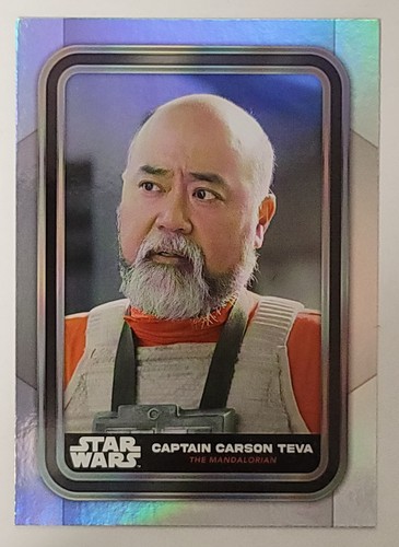 2023 Topps Star Wars Base #12 CAPTAIN CARSON TEVA SILVER FOIL CARD | eBay