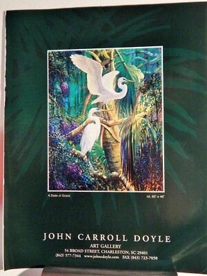 JOHN CARROLL DOYLE ART PIECE VTG ORIG 1998 ADVERTISEMENT | eBay