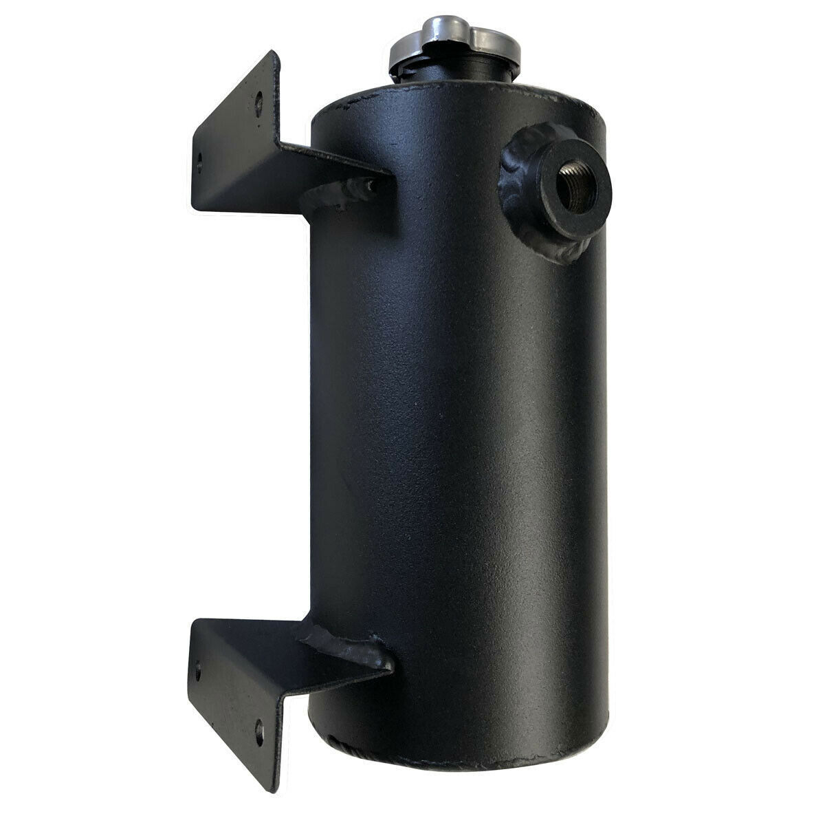 Universal Round Aluminum Coolant Expansion Reservoir Overflow Tank 1.4L ...