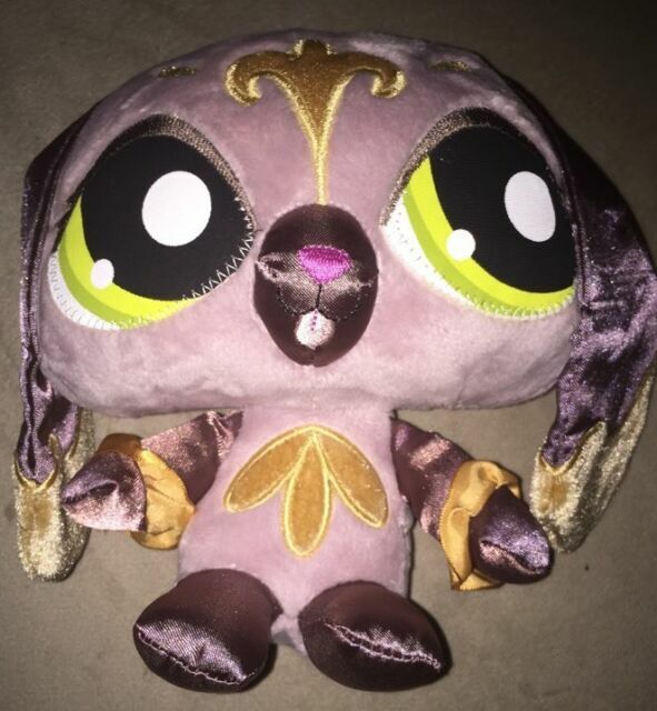 Hasbro 2009 Littlest Pet Shop Online LPSO Pets Sassiest Dog Puppy Plush ...