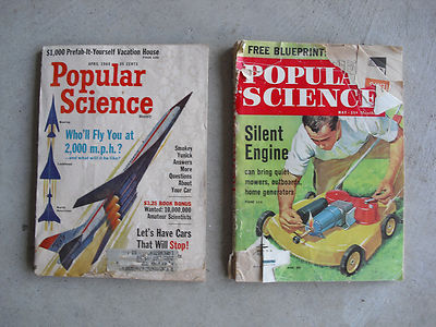 Lot of 2 Vintage Popular Science Magazines April 1964 May 1960 | eBay