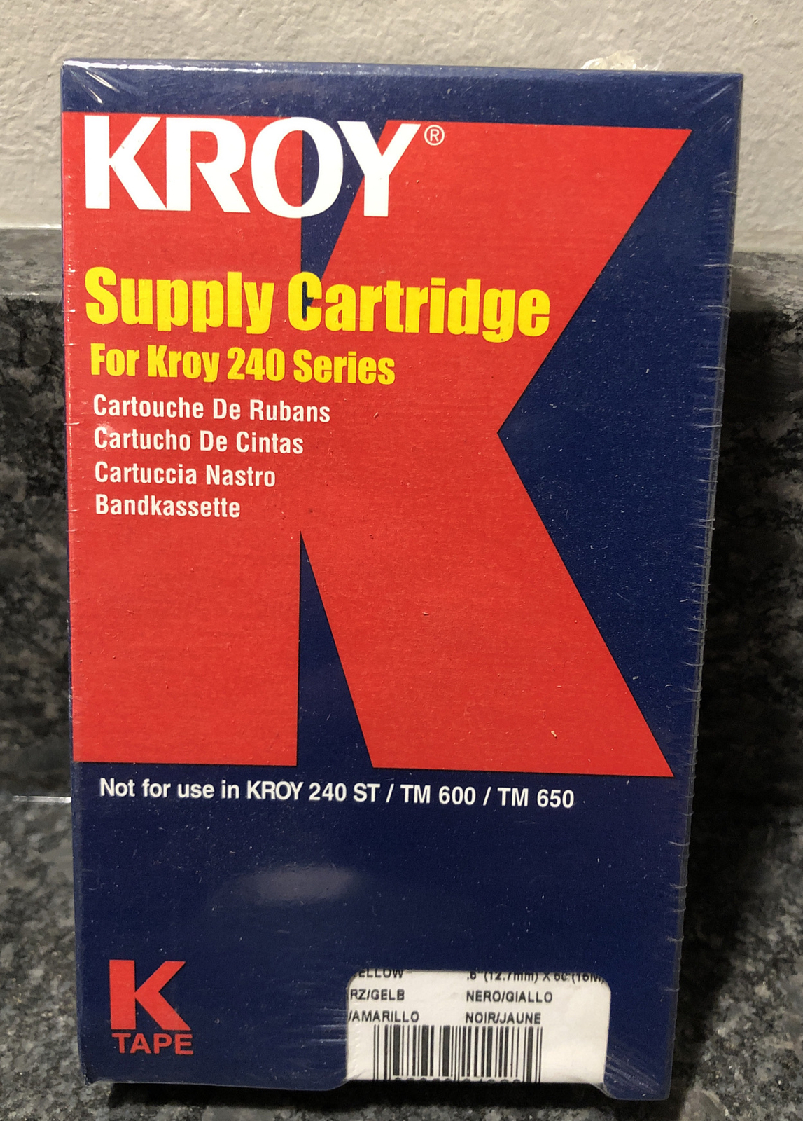 KROY SUPPLY CARTRIDGE FOR KROY 240 SERIES, IN SEALED PACKAGE, BRAND NEW ...
