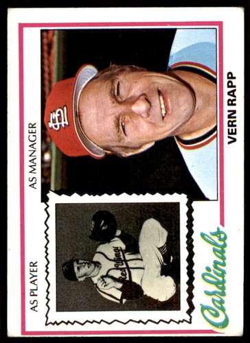 1978 Topps Vern Rapp 100 Baseball Cards #324 | eBay