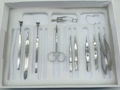 Minor Eyelid Surgery Instrument Set Basic Ophthalmic Instruments Set of 12 | eBay Australia