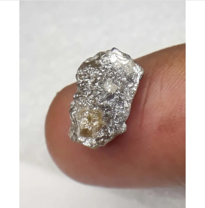 4.20 Ct, Natural Rough Diamond, Natural Grey diamond, uncut diamond,Raw ...
