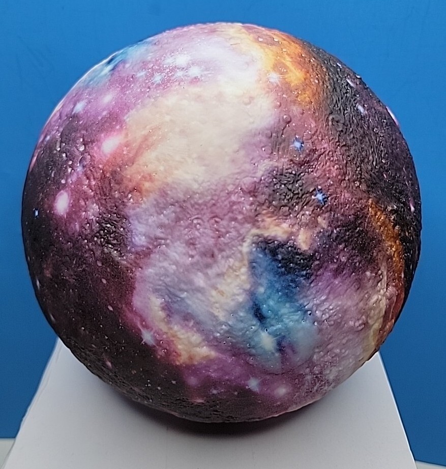 3D LED Galaxy Night Light 3D Printed Moon Light With Remote & Stand | eBay