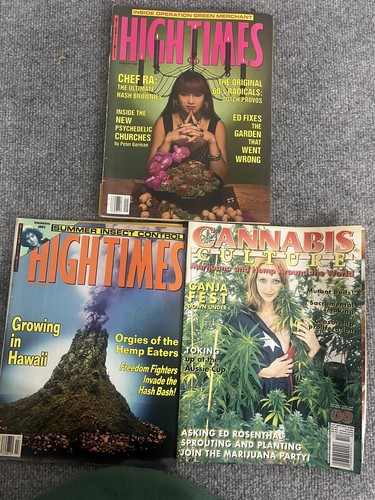 Lot Of 3 High Times/ Cannabis Culture Magazines | eBay