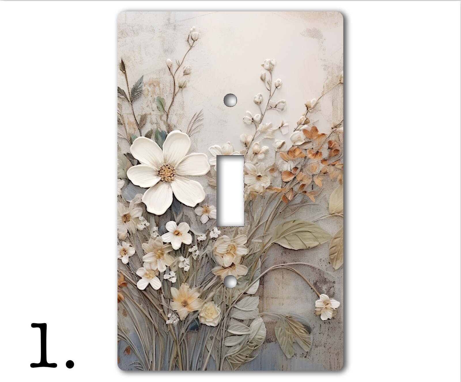Decorative Acrylic Light Switch/Electrical Outlet Cover-Wildflower 1 | eBay
