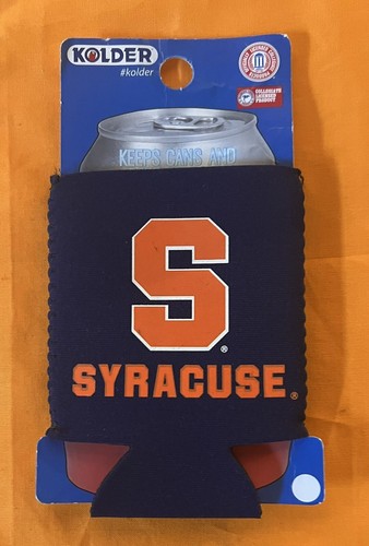 Syracuse orange University BEER CUP CAN holder COOLIE KOOZIE Tailgate ...