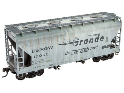 HO Accurail/Micro-Trains MTL Kit 2200-005 D&RGW 2-Bay Covered Hopper ...