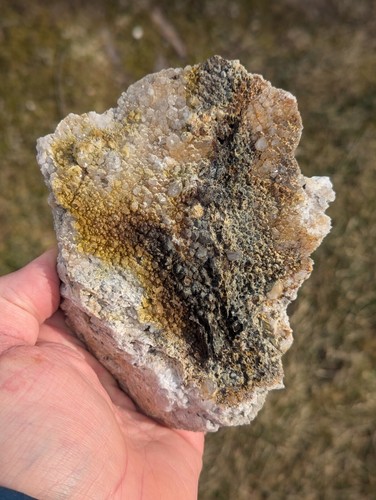 Pyromorphite Coating On Quartz Crystals from The Canton Lead Mine in ...