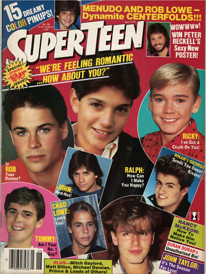 SuperTeen Magazine 20145074 June 1985 Duran Menudo Wham Michael J Fox ...