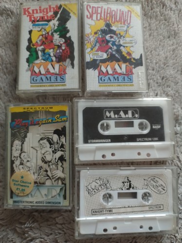Magic Knight Trilogy M.A.D. ZX Spectrum Spellbound, Knight Tyme ...