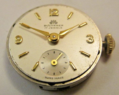 Carl F Bucherer Mechanical Ladies Watch Innards Works Well Spares or ...