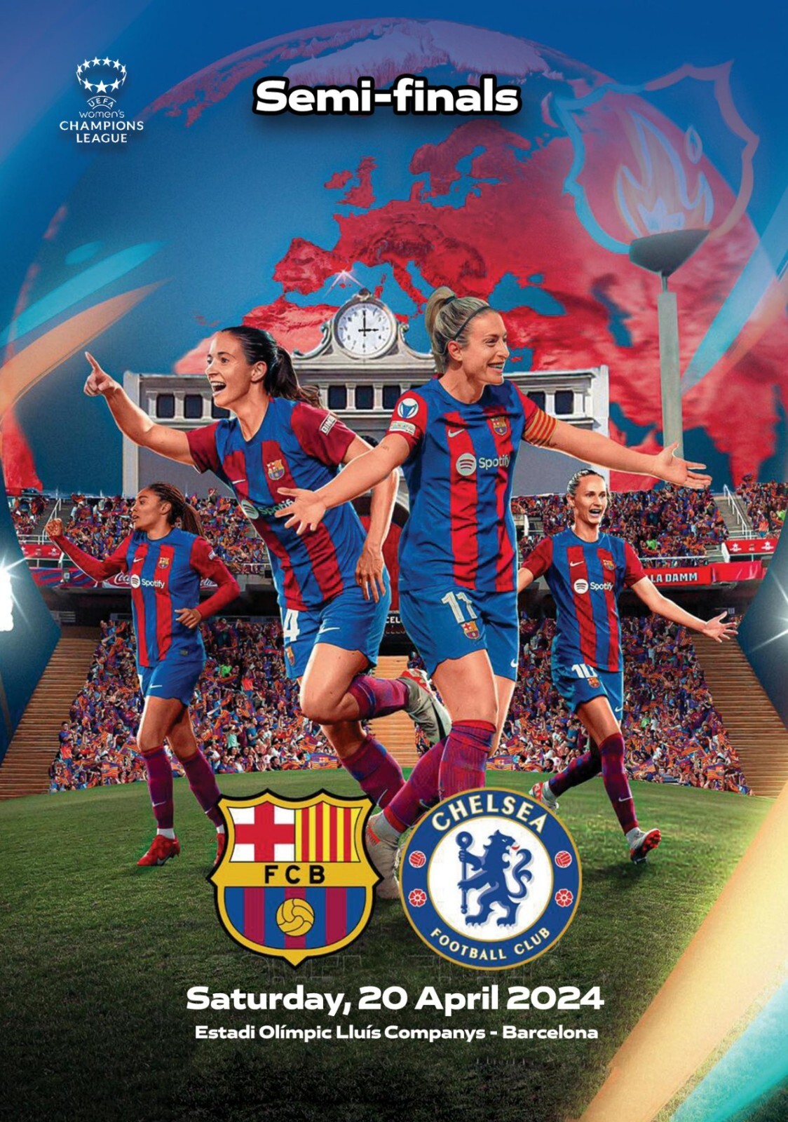 BARCELONA Spain v CHELSEA London England 20 April 2024 S FINAL CHL ...