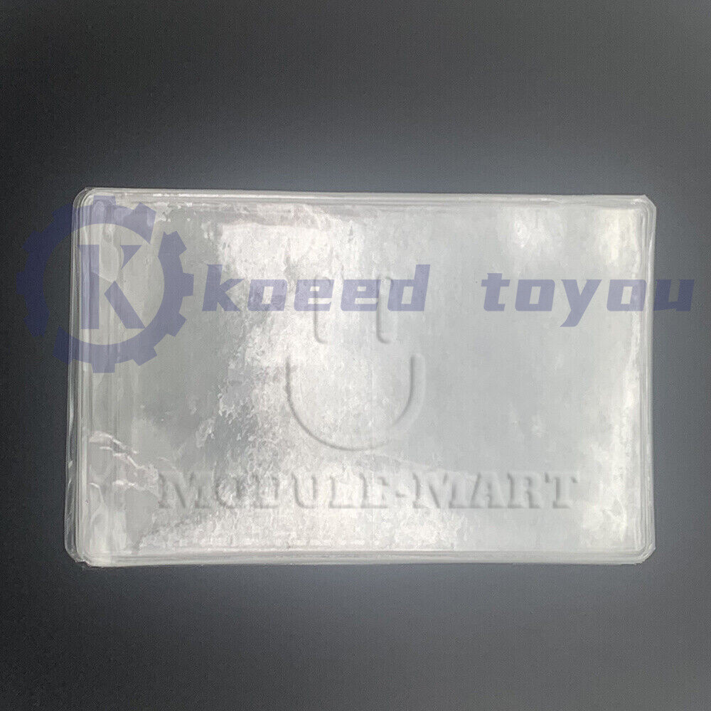 10PCS New Soft Clear Plastic Card Sleeves Protectors for ID Cards /RS ...