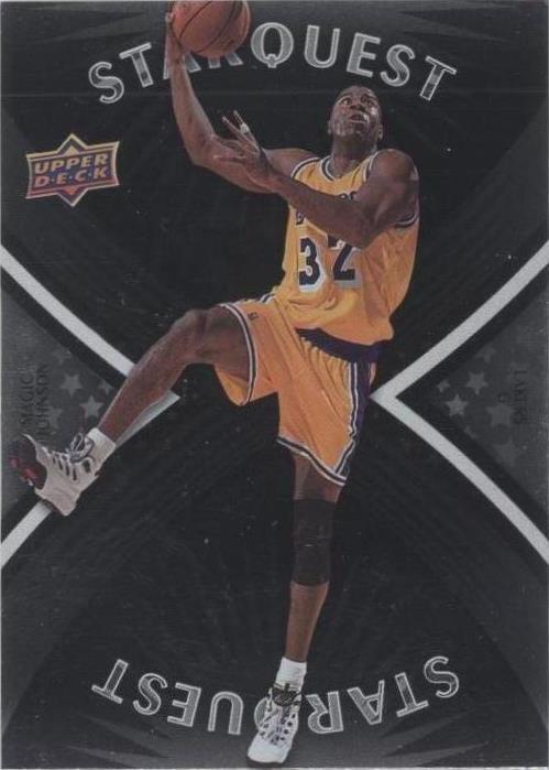 2008-09 Upper Deck - Starquest Magic Johnson #SQ-19 Black Majestic for ...