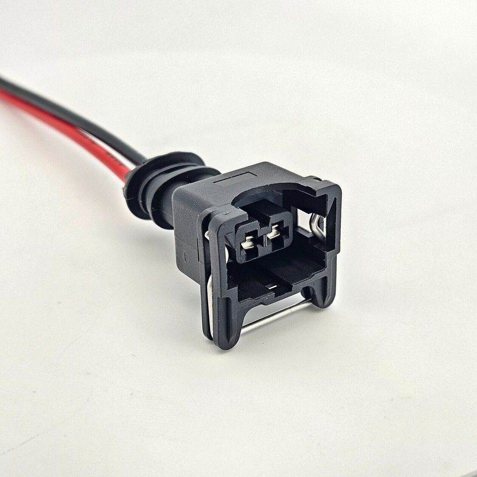 4 x Fuel Injector BOSCH Connector Plug EV1 OBD1 Pigtail Wiring Clips X ...