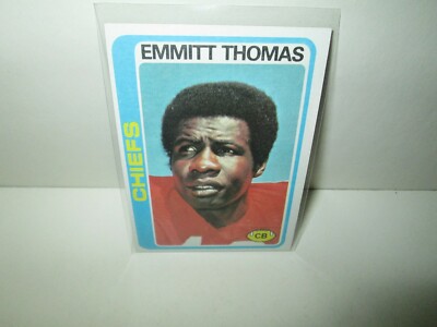 EMMITT THOMAS 1978 TOPPS FOOTBALL CARD #426 KANSAS CITY CHIEFS HOF Nm ...