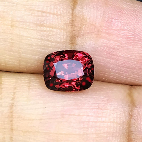 2.13cts Lustrous Natural Untreated Red Spinel Burma Cushion Loose ...