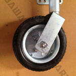 10" HEAVY DUTY SWING UP JOCKEY WHEEL WITH SOLID RUBBER WHEEL 1000LBS ...