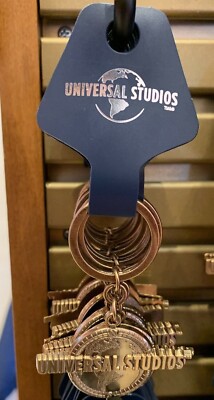 Universal Studios Exclusive Universal Studios Logo Copper Tone Keychain ...