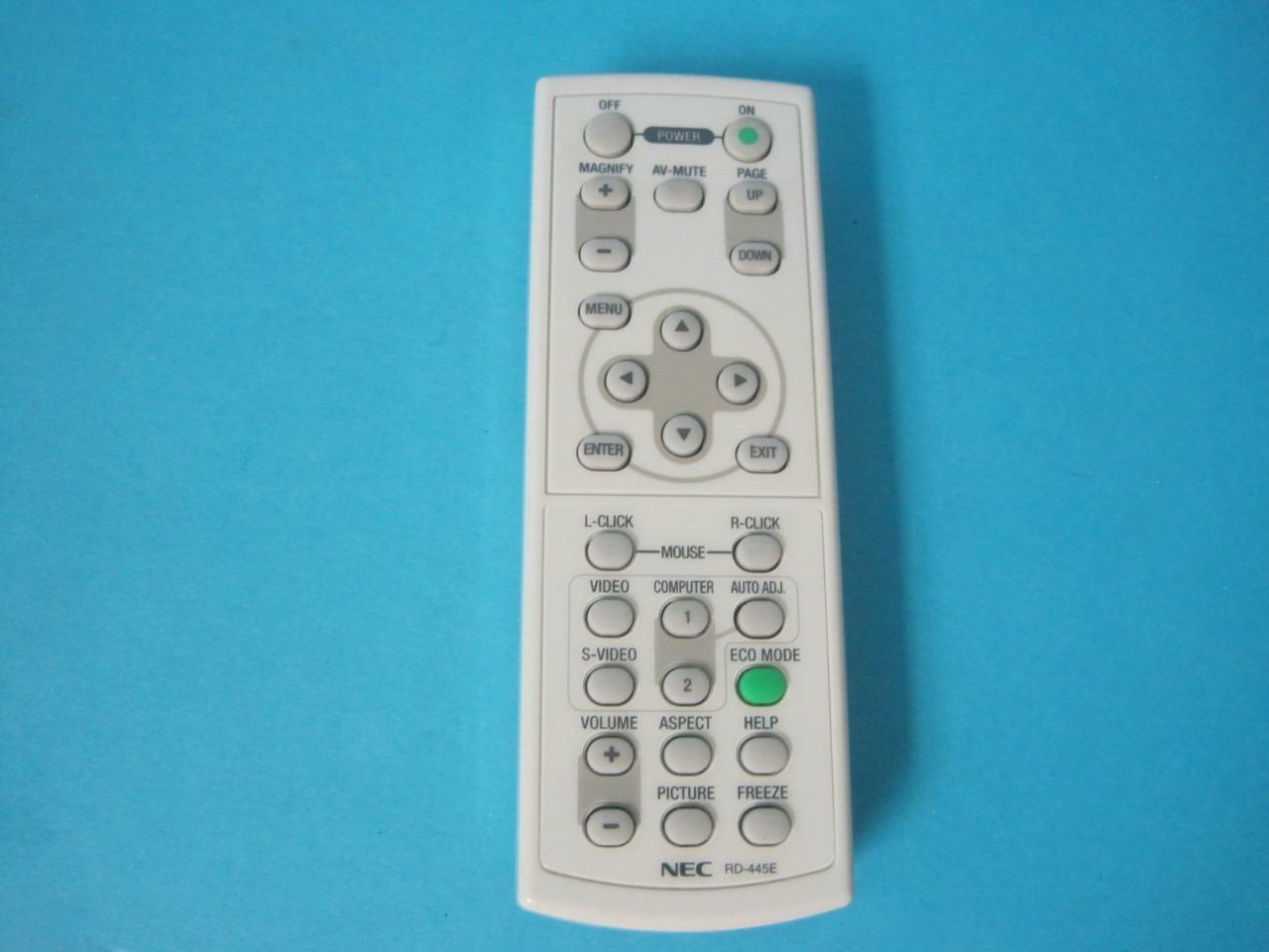 New Genuine Original NEC Projector Remote Control Mdl. RD-445E | eBay
