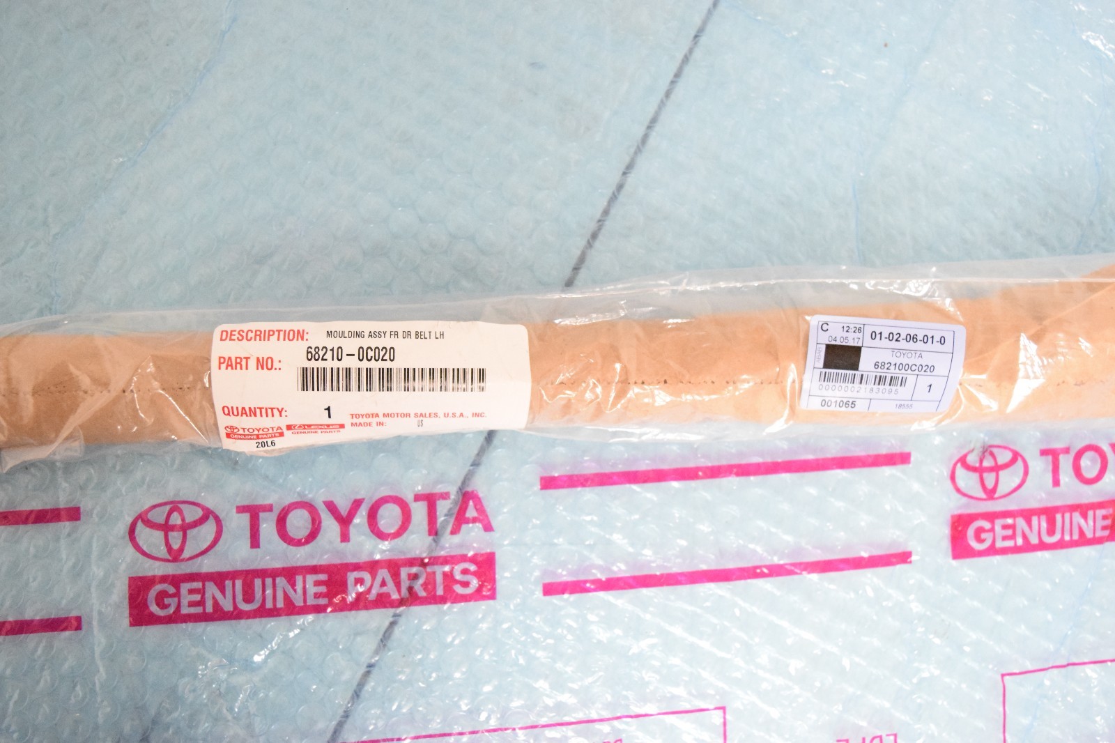 TOYOTA OEM Tundra Sequoia Window Sweep Belt Molding Weatherstrip Left ...