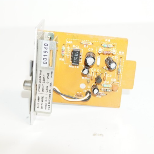 TOA Electronics X-11 Aux amp Input module | eBay