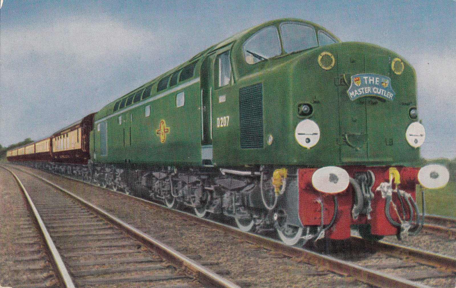 CD51.Vintage Postcard.The Master Cutler.Train | eBay