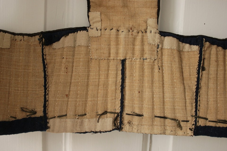 Antique 18th century Corset Bodice RUMP textile 1700's | eBay