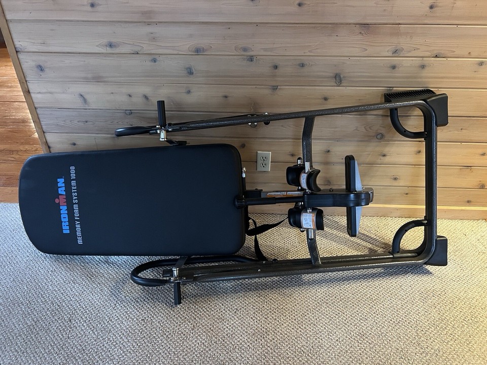 inversion tables for back pain, ironman MEMORY FOAM SYSTEM 1000 | eBay