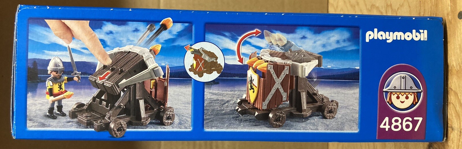 Playmobil 4867 Lion Knights Ballista Catapult Shield - NEW | eBay
