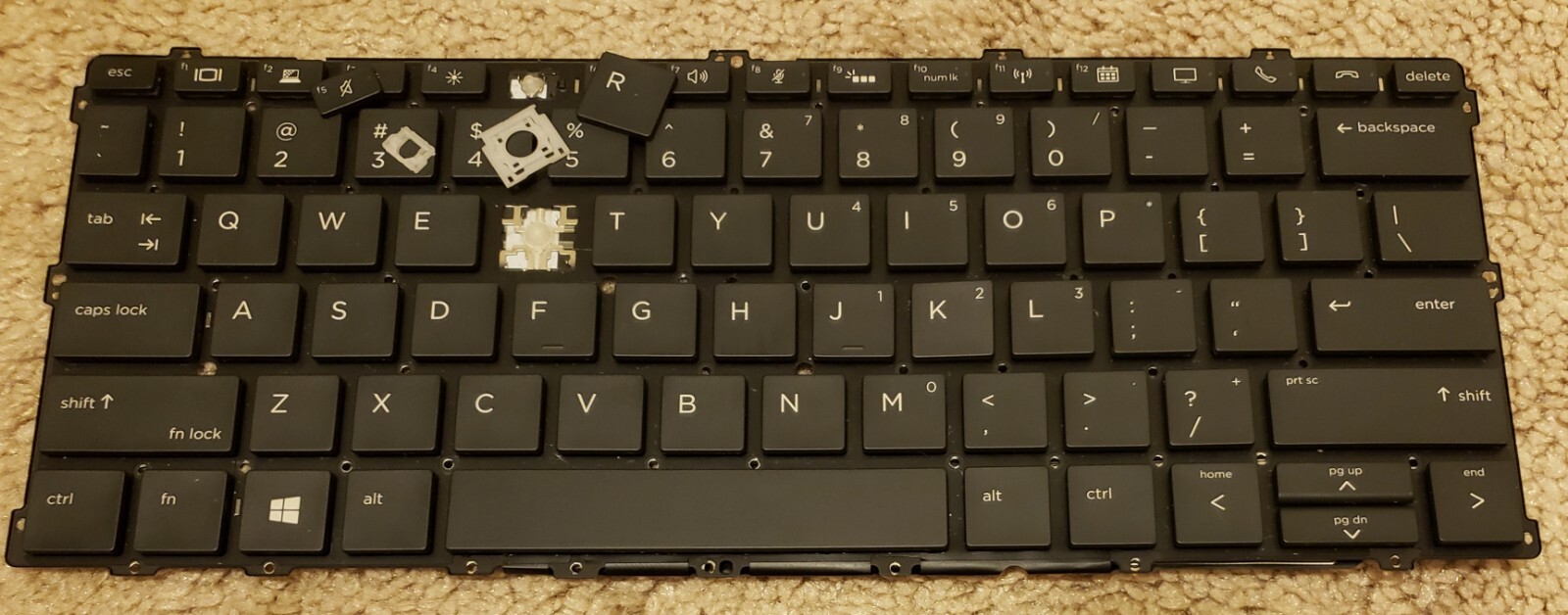 Single Key Replacement, HP Elitebook x360 1030 G3 G4, Key Cap + Hinge ...